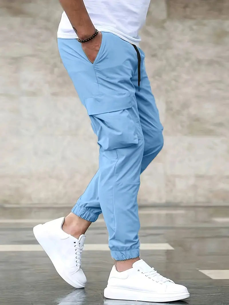 Gunnar® | Trendy Cargo Pants With Drawstring For Men – Joe Store